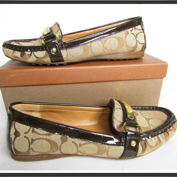 Coach | Shoes | Coach Felisha Signature Loafers Size 7 | Poshmark